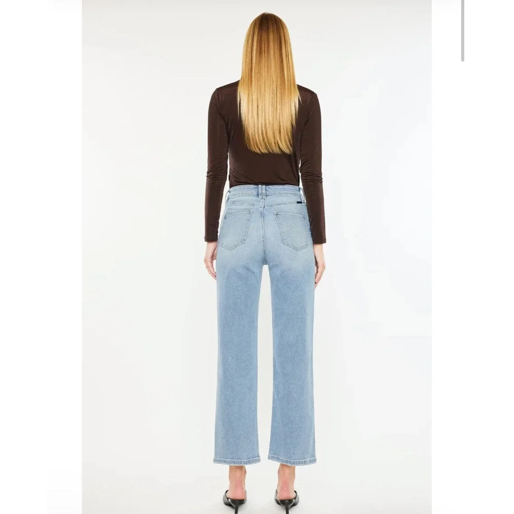KanCan | Jeans | Kancan Bethany High Rise 9s Criss Cross Straight Leg ...